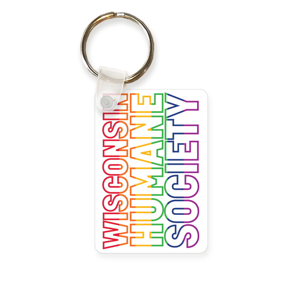 WHS Pride Rainbow Key Chain – Wisconsin Humane Society