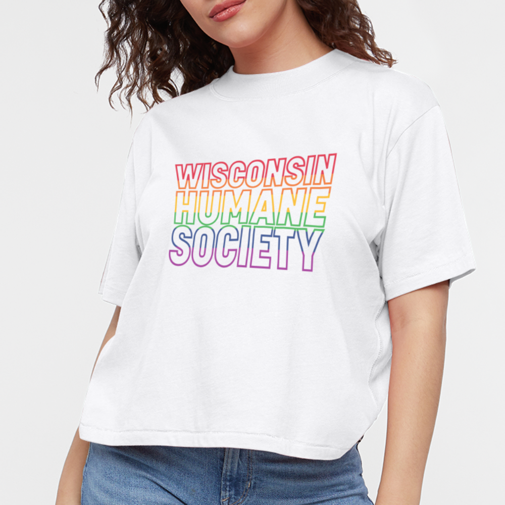 WHS Pride Rainbow Boxy Tee – Wisconsin Humane Society