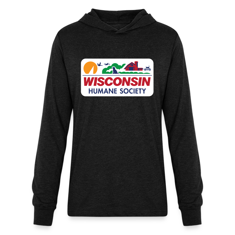 WHS License Plate Long Sleeve Hoodie Shirt – Wisconsin Humane Society