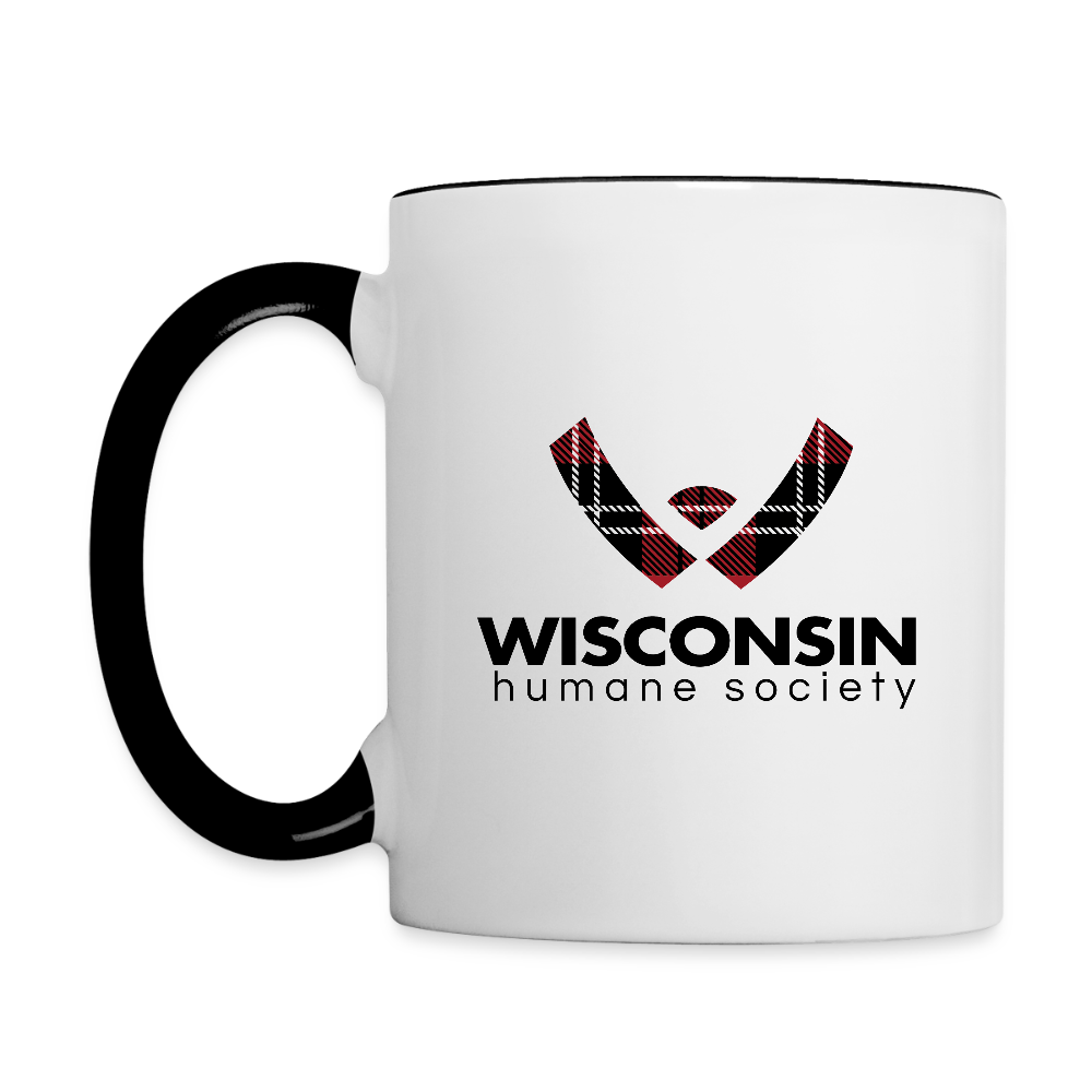WHS Plaid Logo Contrast Coffee Mug – Wisconsin Humane Society