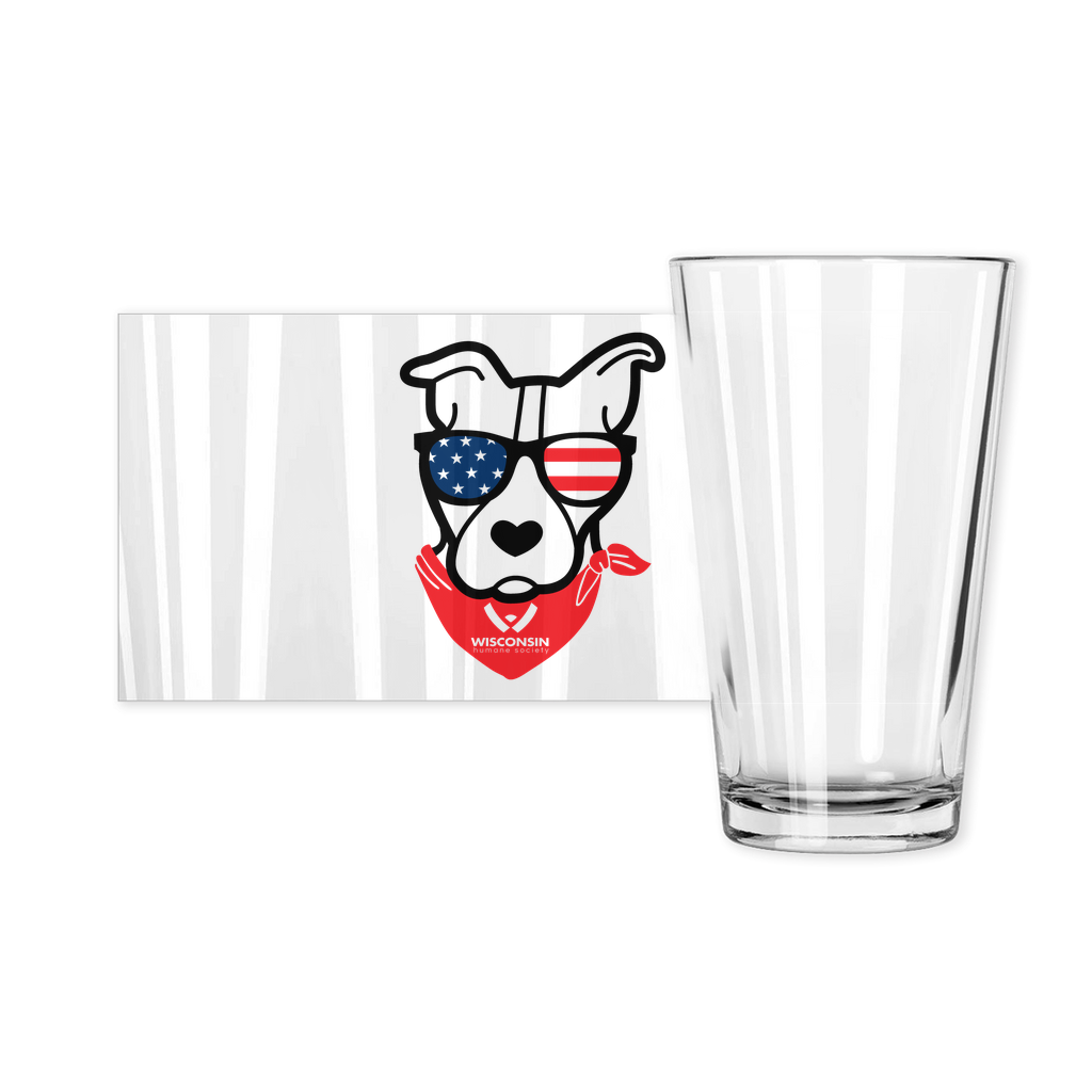 USA Dog Pint Glasses – Wisconsin Humane Society