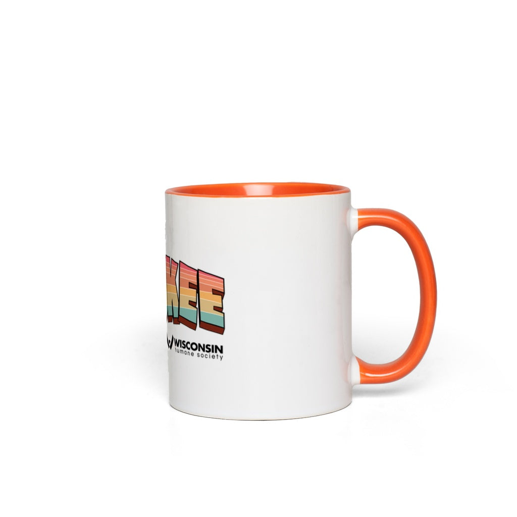 WHS "Greetings from Ozaukee" Accent Mugs – Wisconsin Humane Society