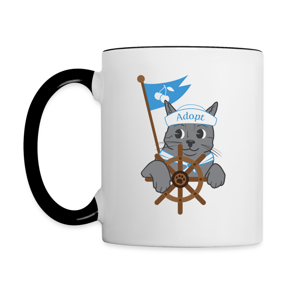 Door County Sailor Cat Contrast Coffee Mug – Wisconsin Humane Society