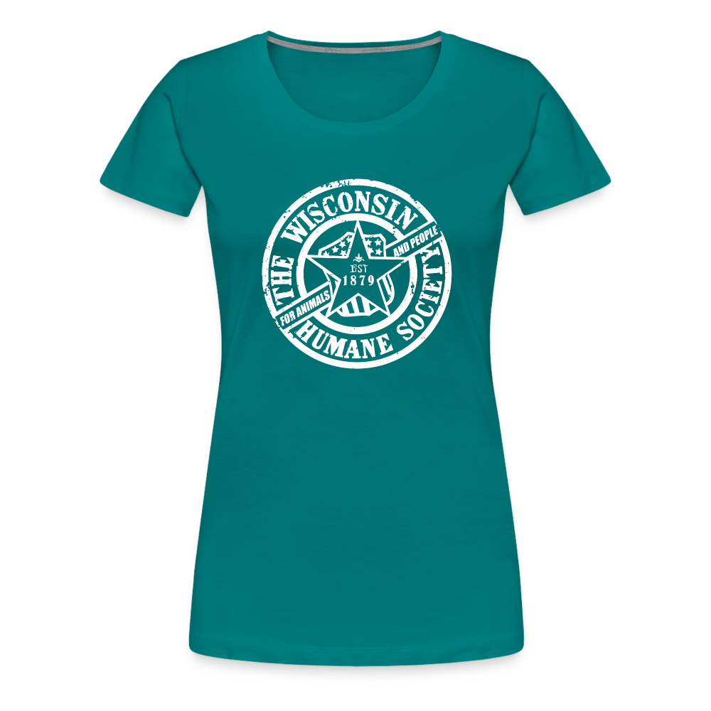WHS 1879 Logo Contoured Premium T-Shirt – Wisconsin Humane Society